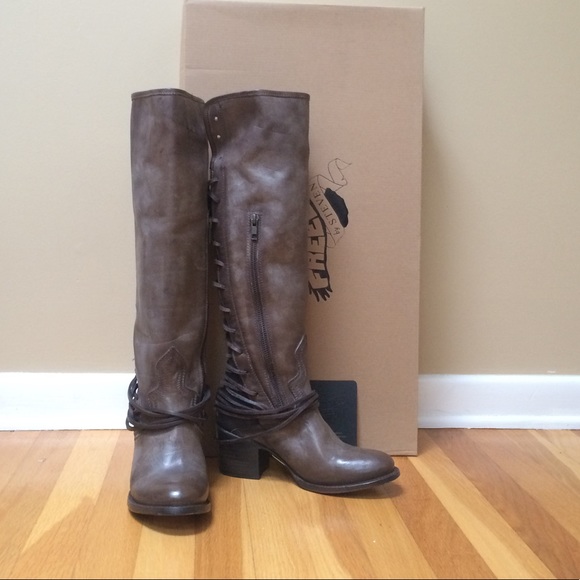 Freebird by Steven | Shoes | Freebird By Steven Coal Rear Lace Leather Boots | Poshmark